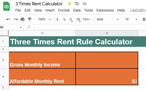 3 Times Rent Calculator (What can I Afford?) - Apartment Survival | Your first apartment ...